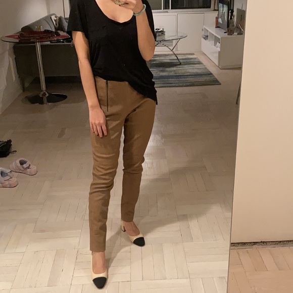 Theory | Pants & Jumpsuits | Theory Leather Pants | Poshmark